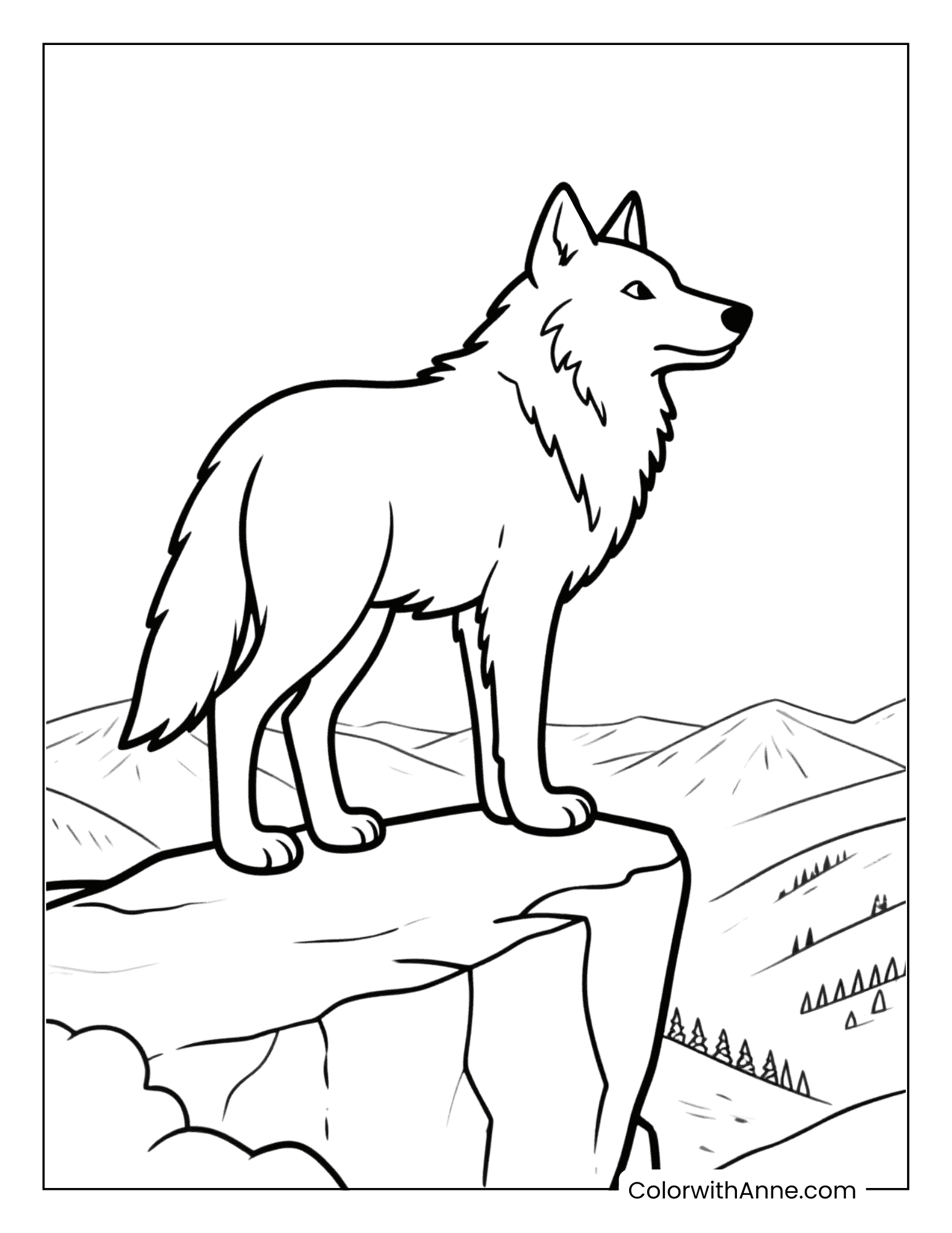 19 Wolf Coloring Pages (Free PDF Printables)