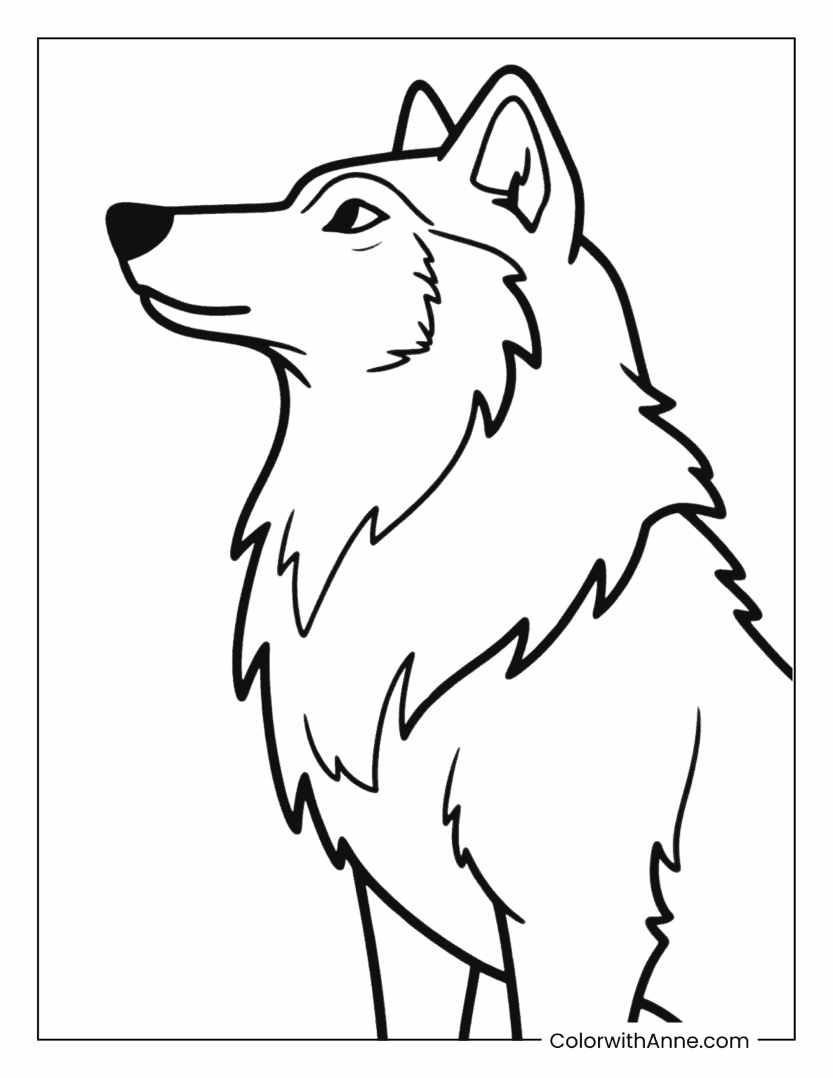 19 Wolf Coloring Pages (Free PDF Printables)