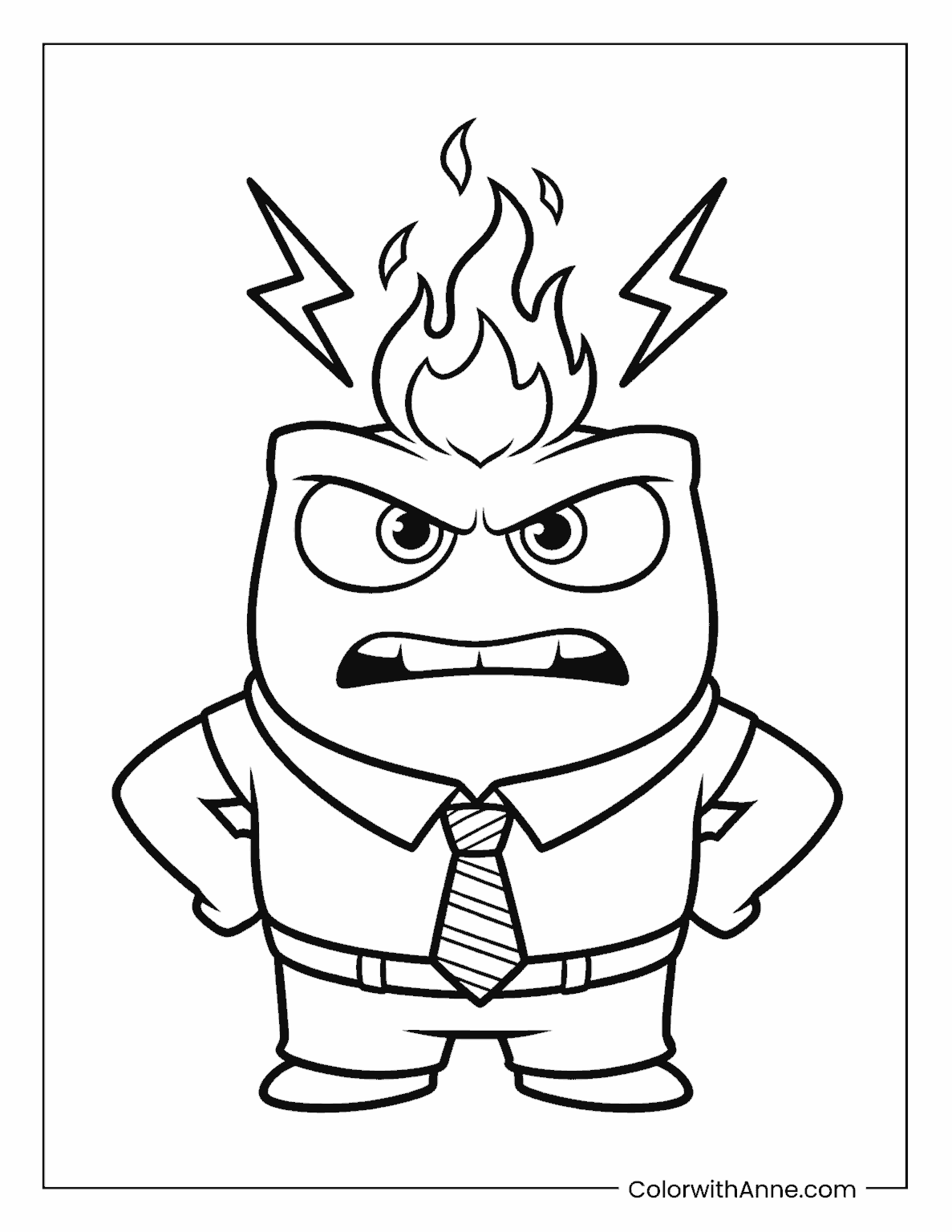 Inside Out Coloring Pages (Free PDF Printables) - ColorwithAnne