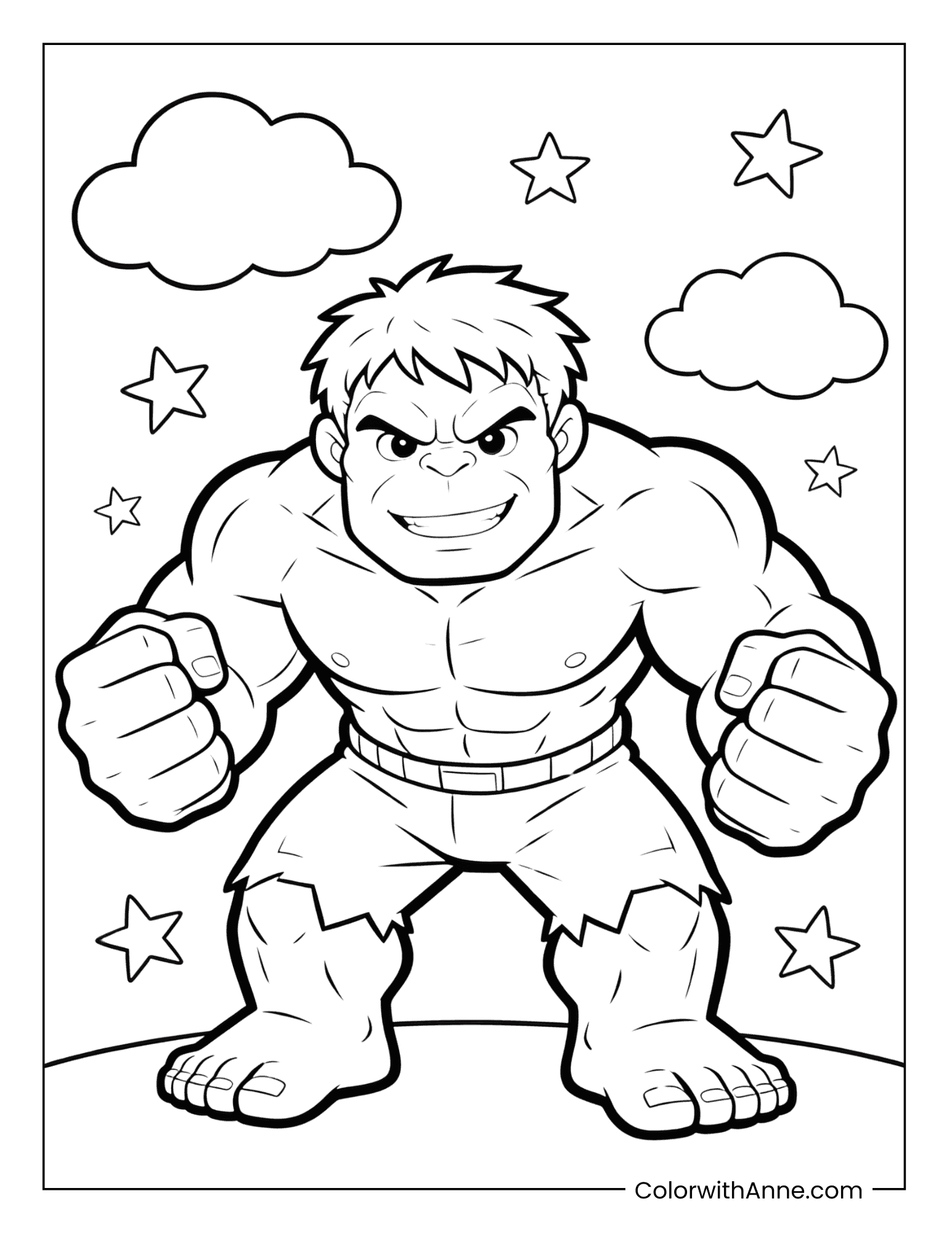 15 Hulk Coloring Pages (Free PDF Printables)