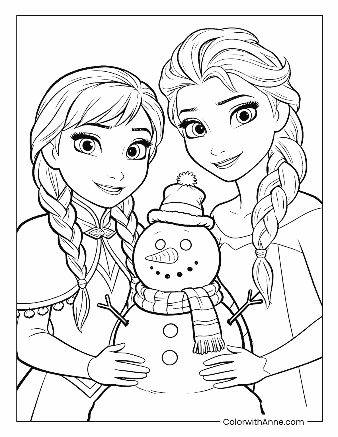 Elsa Coloring Pages (Free PDF Printables)