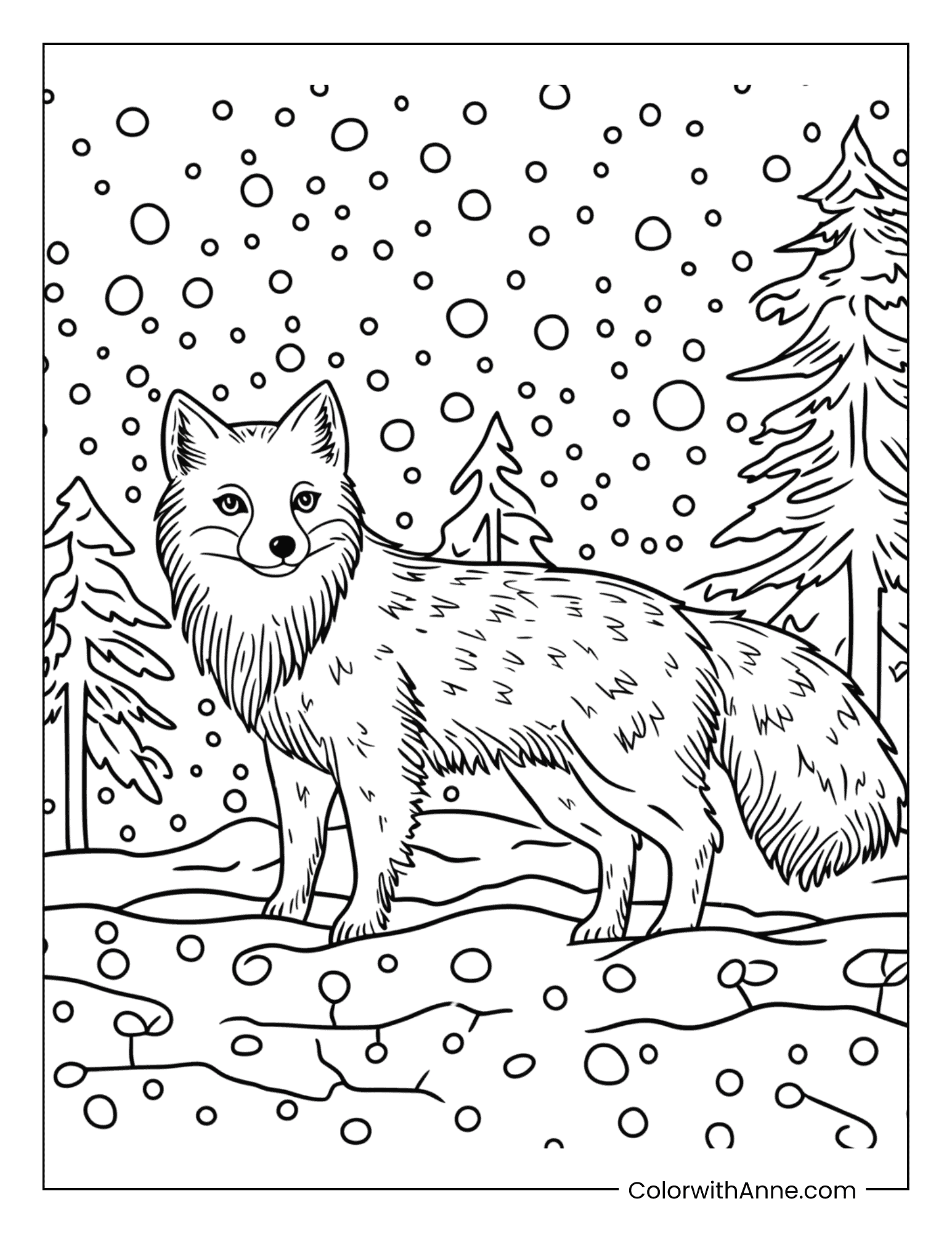 20 Winter Coloring Pages (Free PDF Printables)
