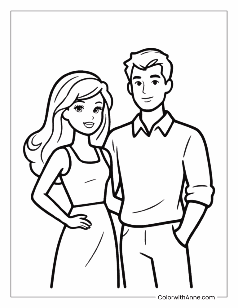 20 Barbie Coloring Pages (Free PDF Printables)