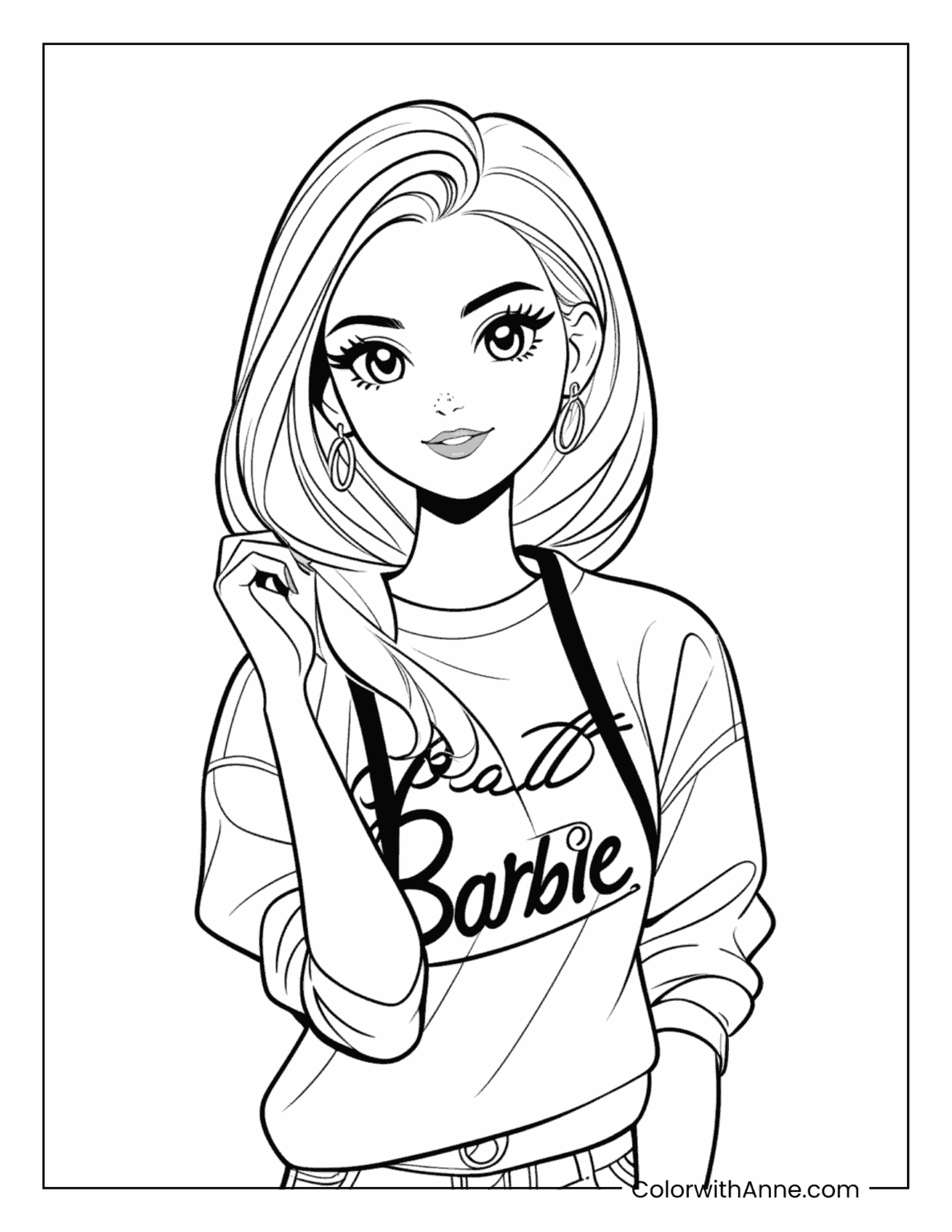 20 Barbie Coloring Pages (Free PDF Printables)