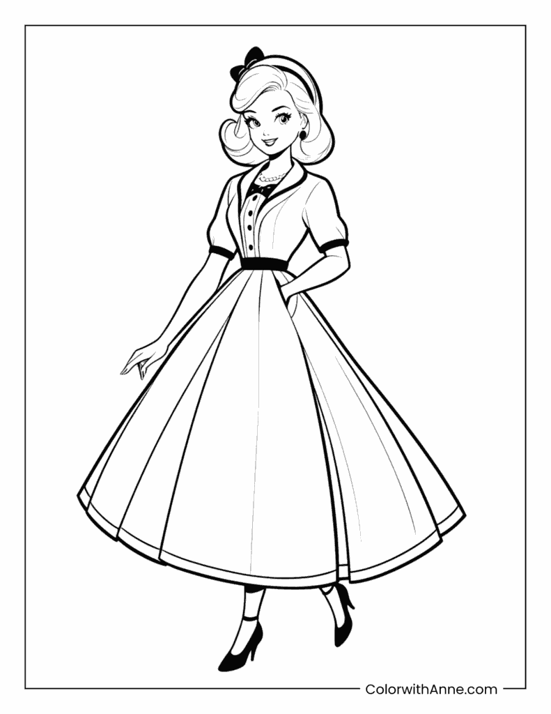 20 Barbie Coloring Pages (Free PDF Printables)