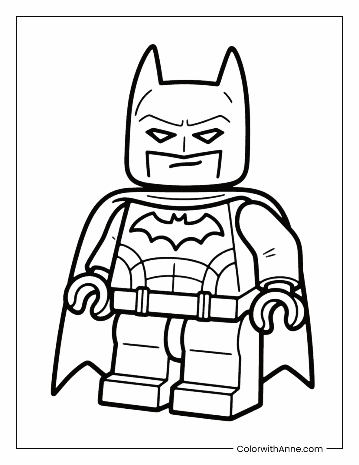 LEGO Coloring Pages (Free PDF Printables) - ColorwithAnne
