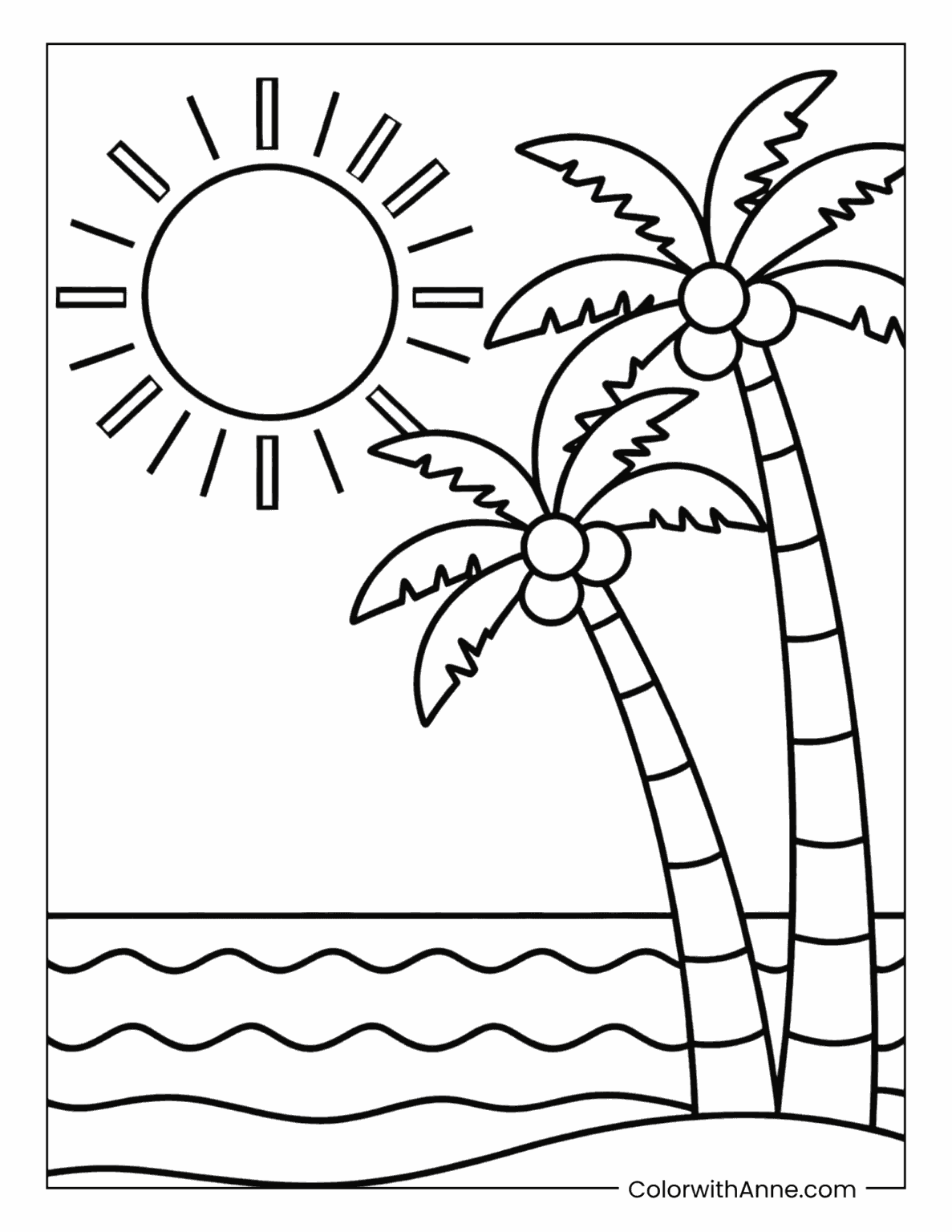 20 Summer Coloring Pages (Free PDF Printables)