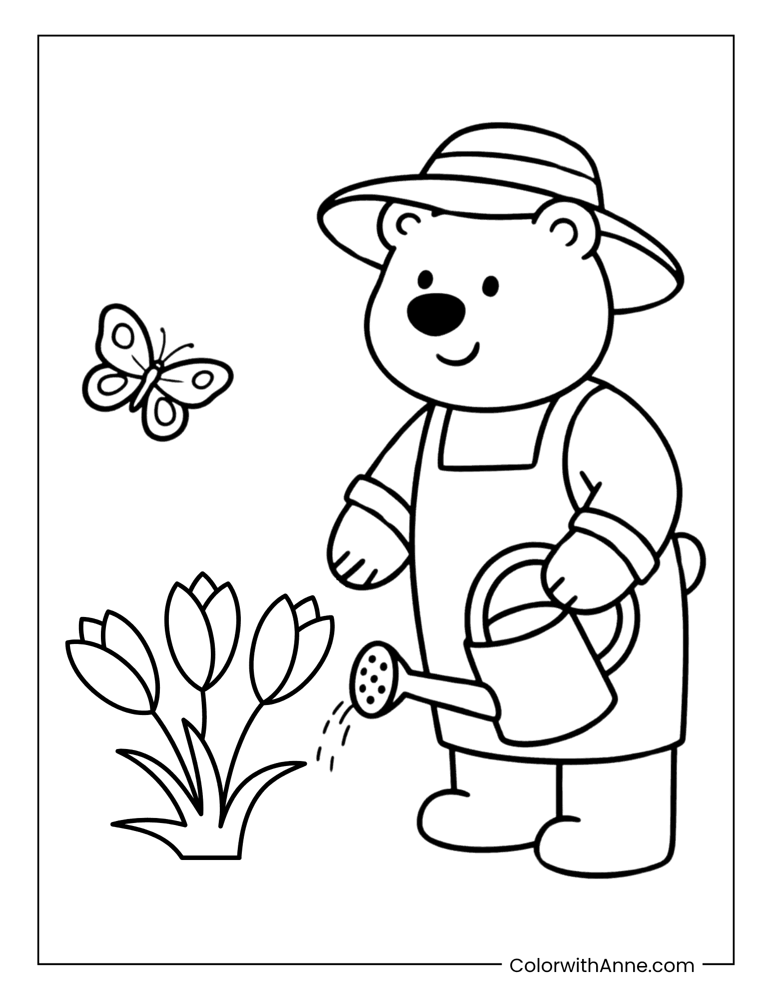 20 Bear Coloring Pages (Free PDF Printables)