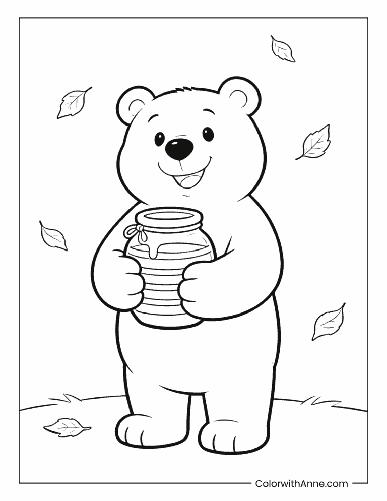 20 Bear Coloring Pages (Free PDF Printables)