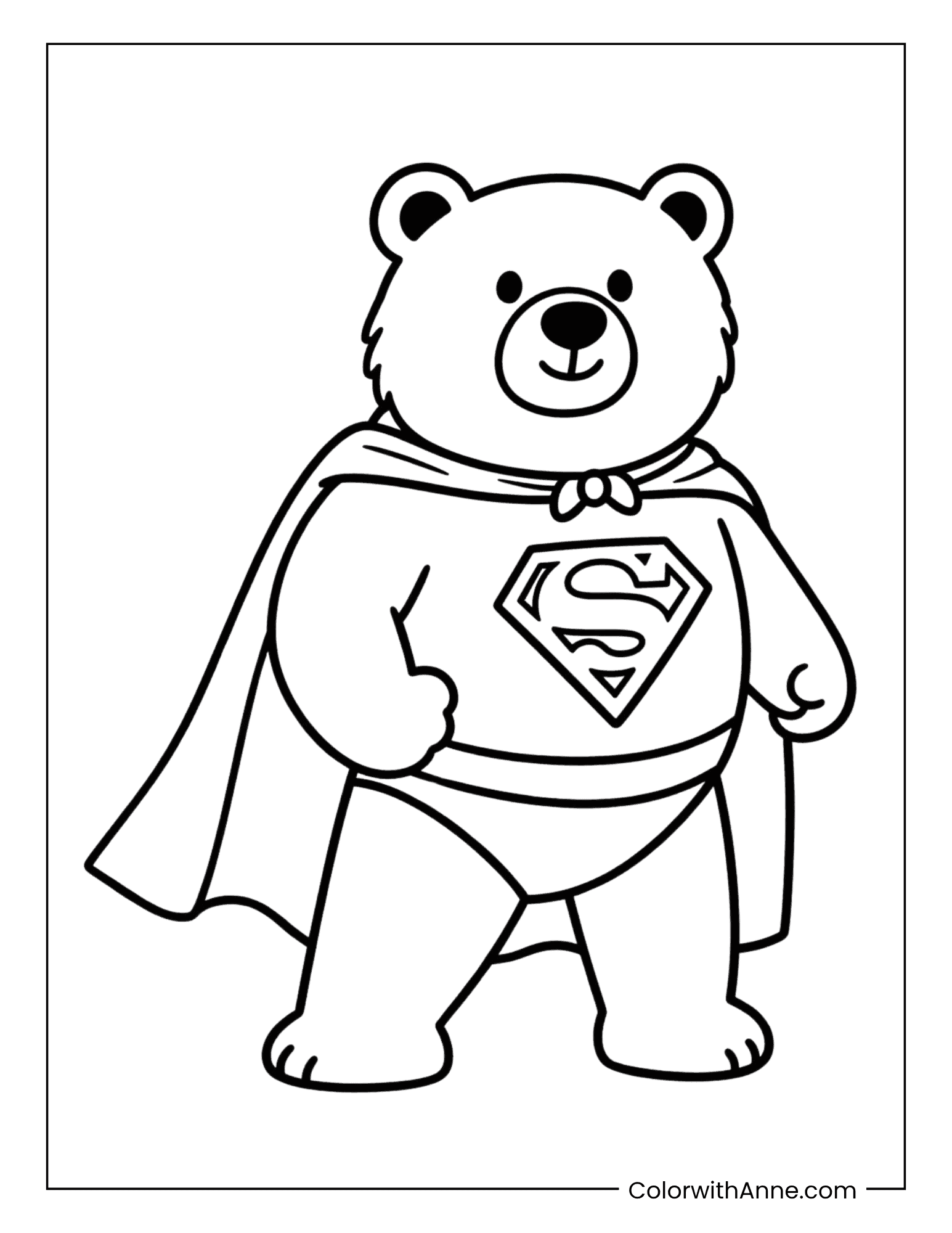 20 Bear Coloring Pages (Free PDF Printables)