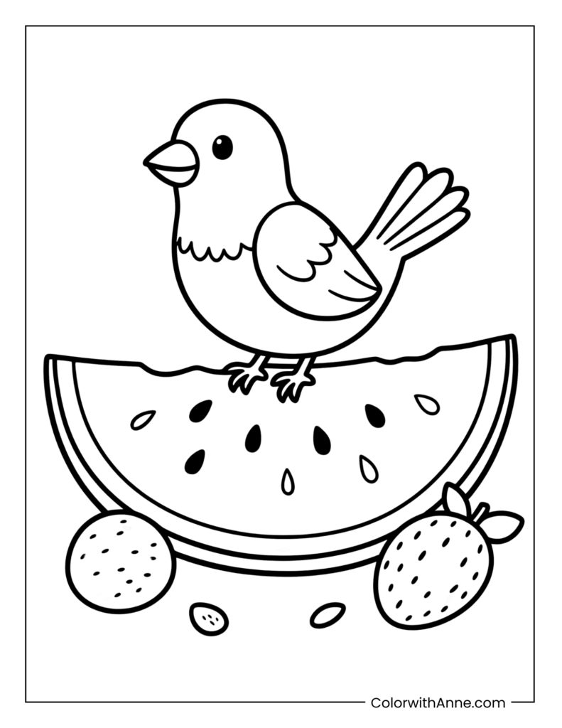 16 Bird Coloring Pages (Free PDF Printables)