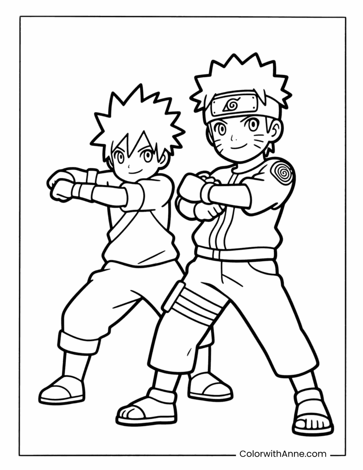 Naruto Coloring Pages (Free PDF Printables)