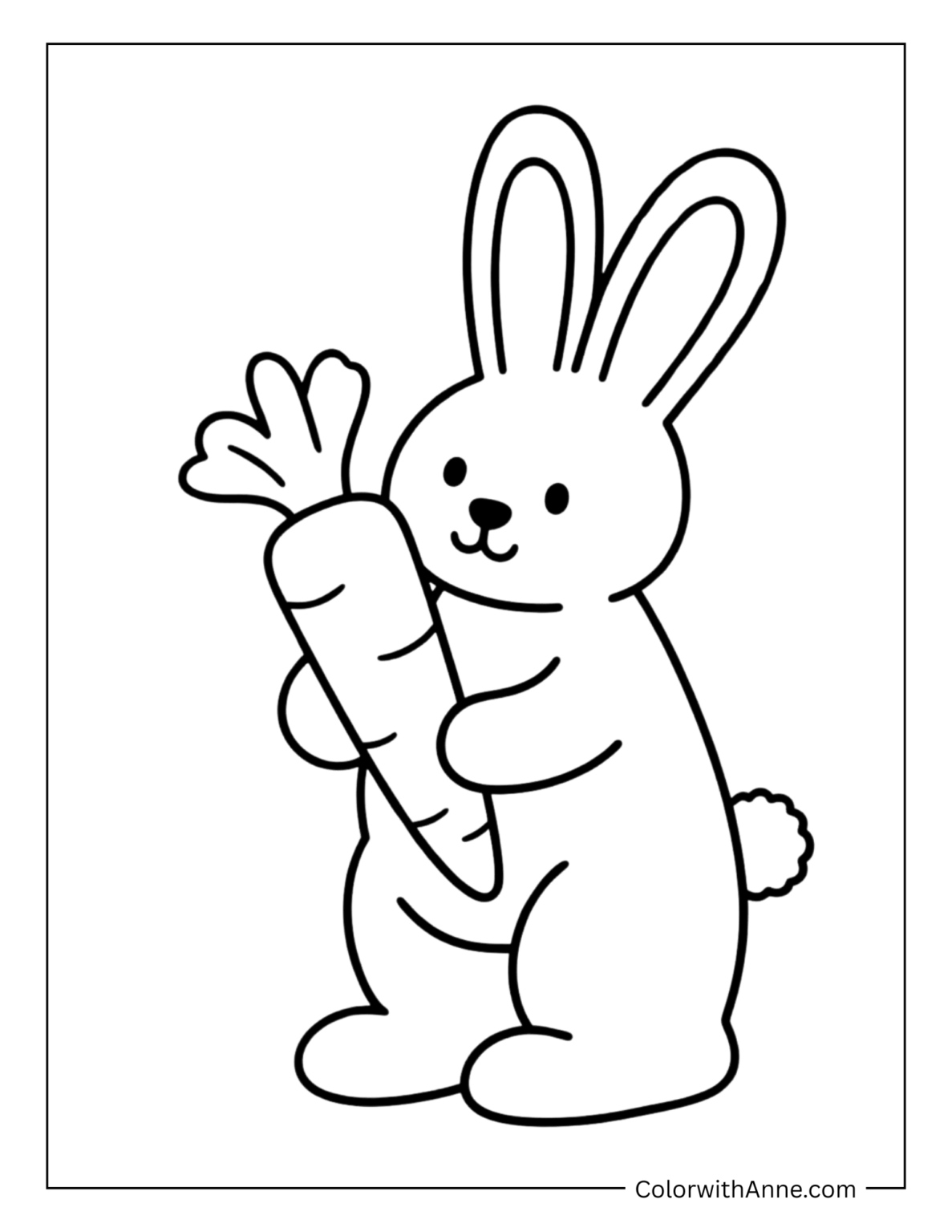 20 Bunny Coloring Pages (Free PDF Printables)