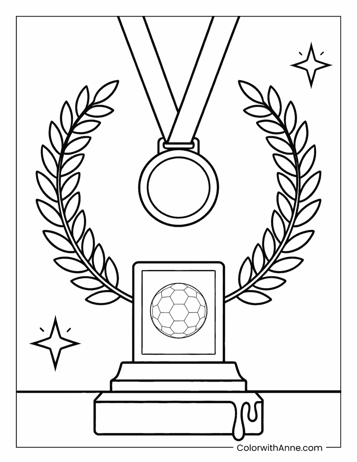 Soccer Coloring Pages (Free PDF Printables) - ColorwithAnne