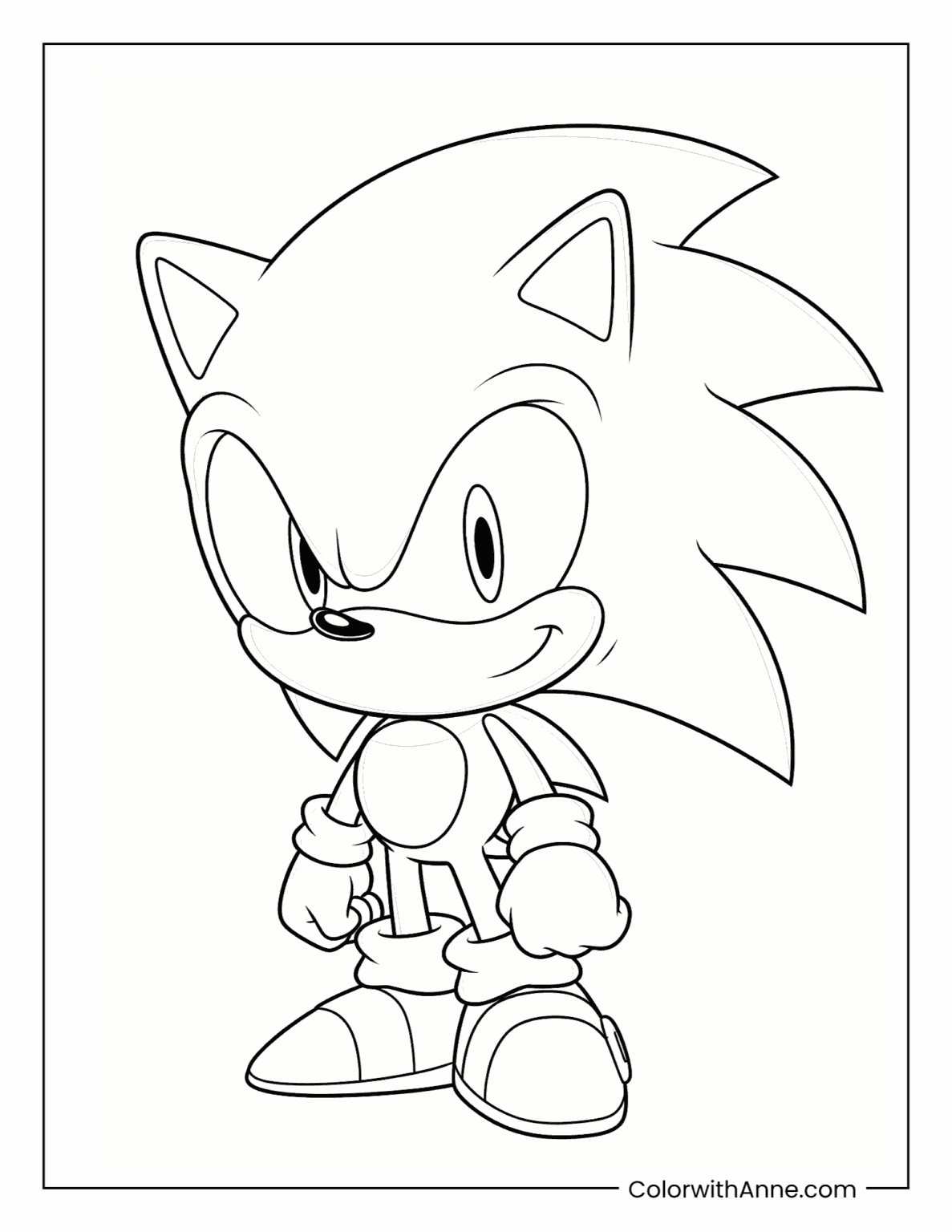 19 Sonic Coloring Pages (Free PDF Printables)
