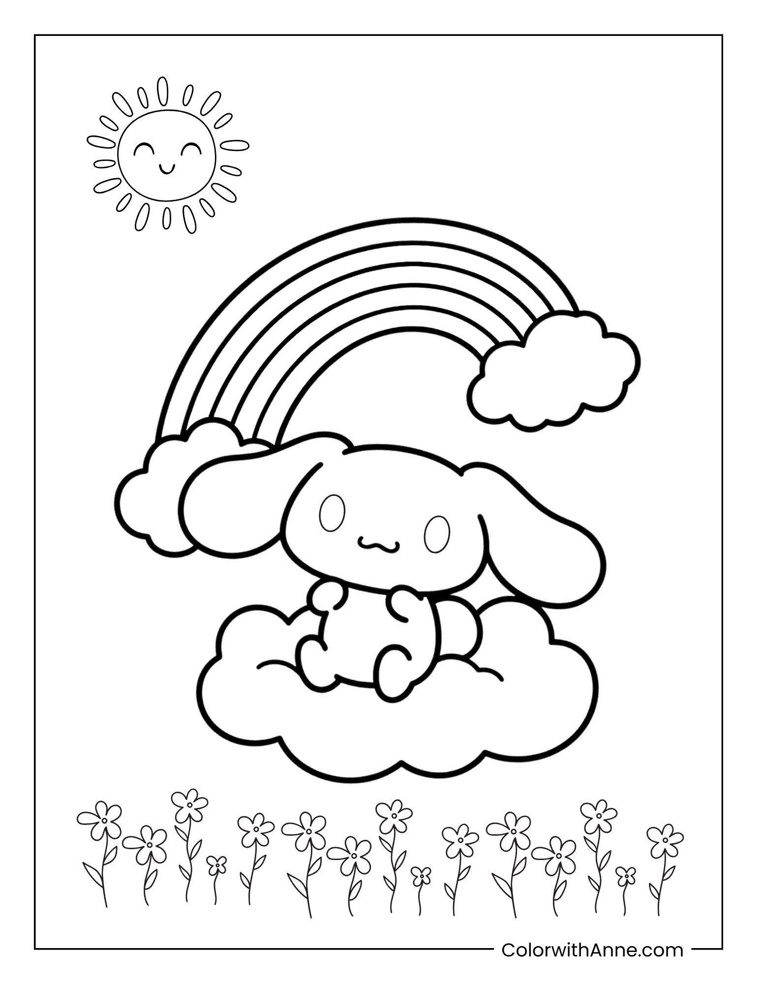 20 Cinnamoroll Coloring Pages (Free PDF Printables)