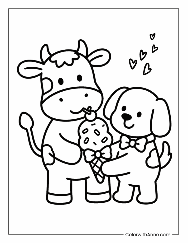 20 Cow Coloring Pages (Free PDF Printables)