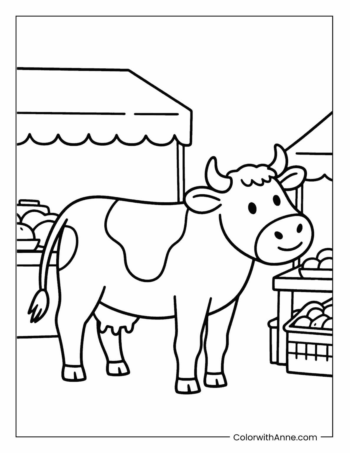 20 Cow Coloring Pages (Free PDF Printables)