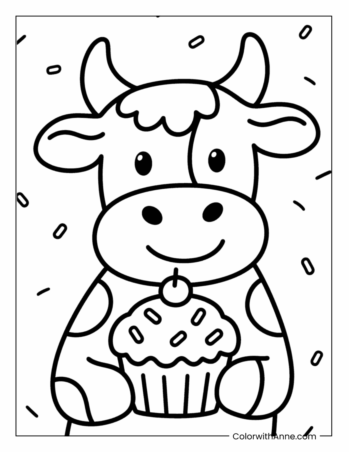 20 Cow Coloring Pages (Free PDF Printables)