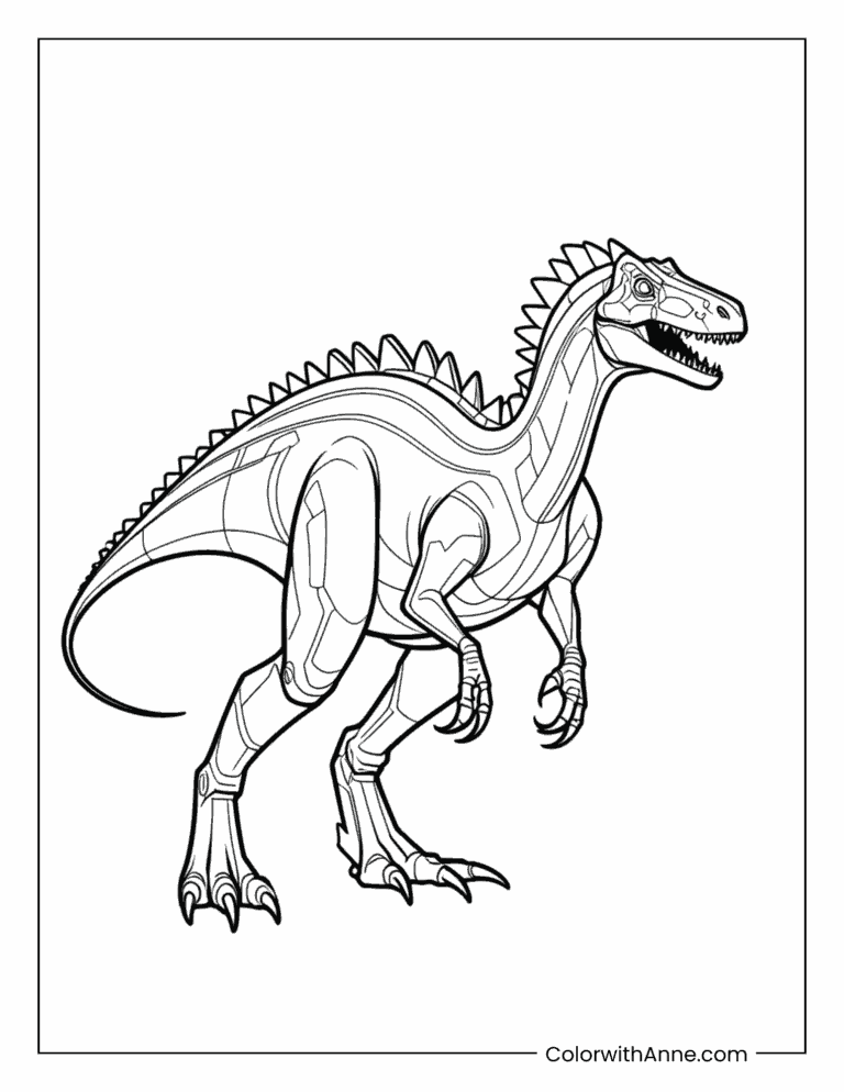 20 Dinosaur Coloring Pages (Free PDF Printables)