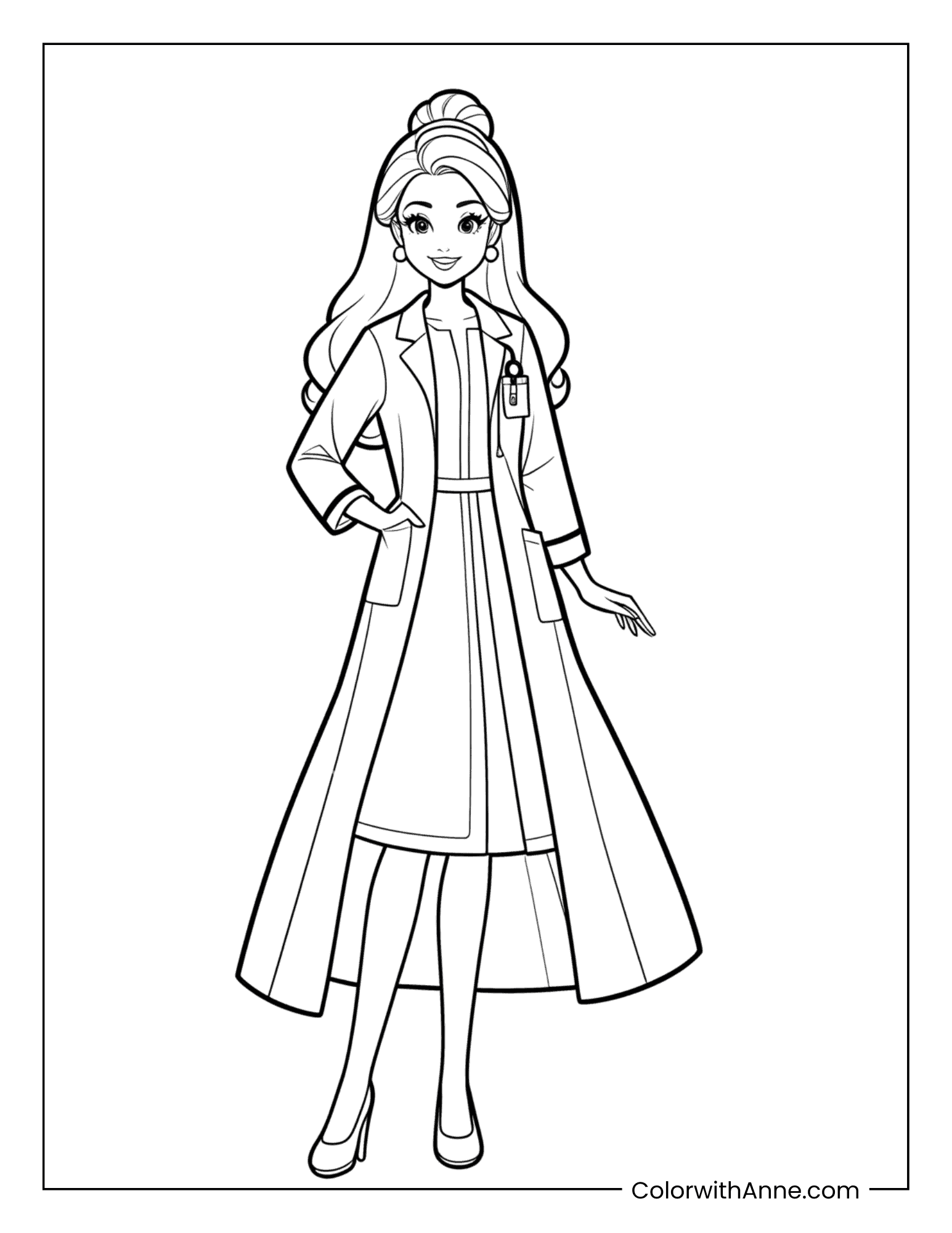 20 Barbie Coloring Pages (Free PDF Printables)