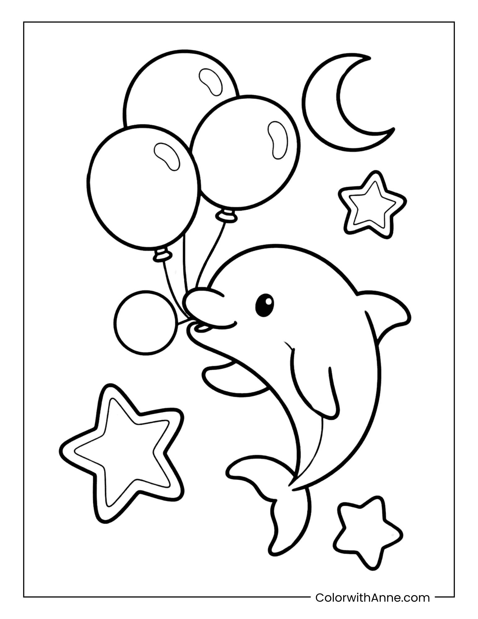 30 Dolphin Coloring Pages (Free PDF Printables)