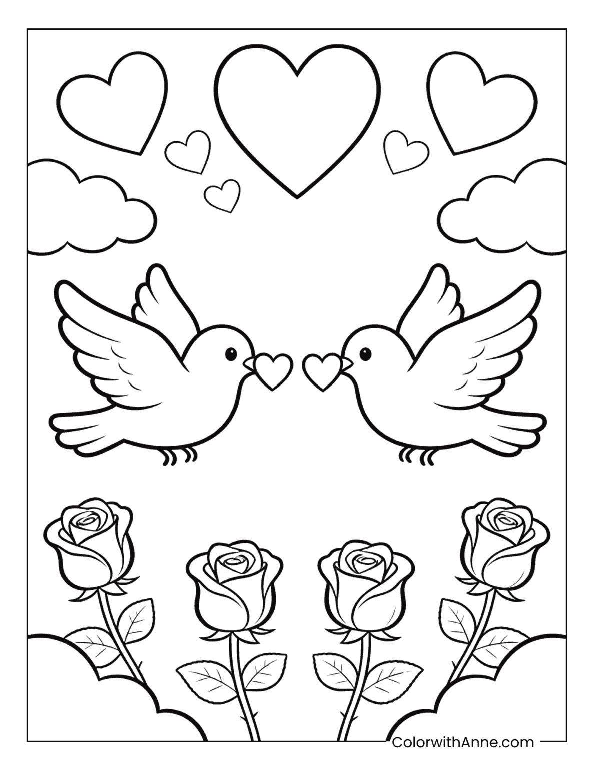 20 Valentine's Day Coloring Pages (Free PDF Printables)