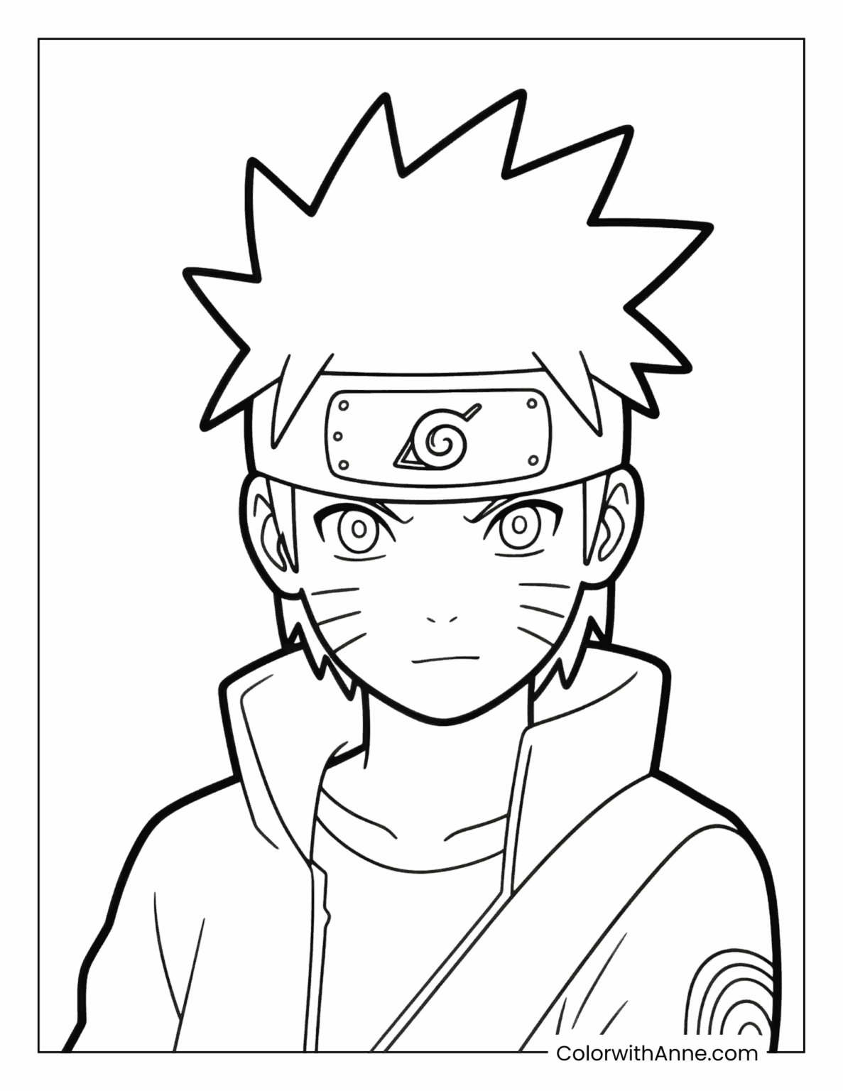 Naruto Coloring Pages (Free PDF Printables)