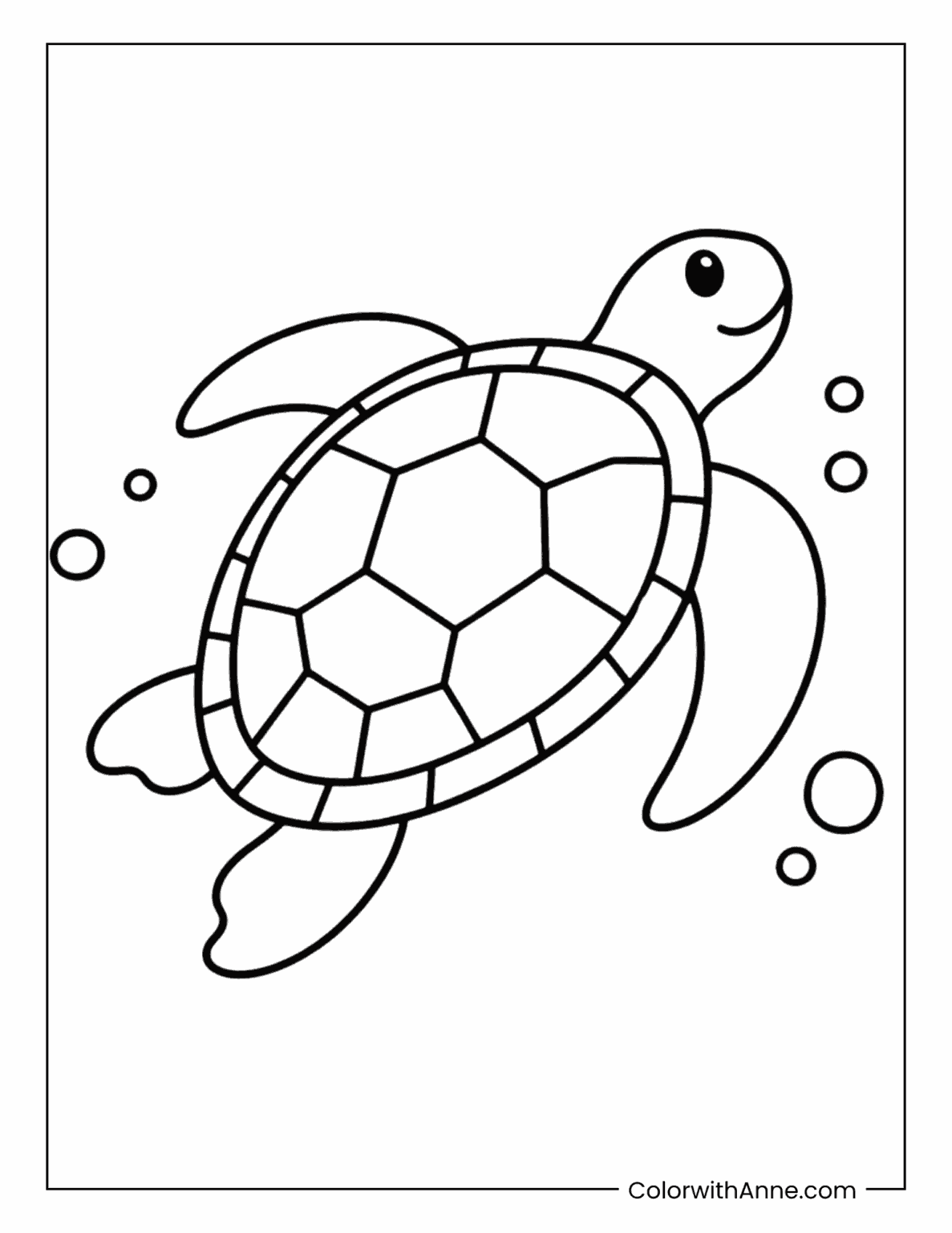20 Turtle Coloring Pages (Free PDF Printables)