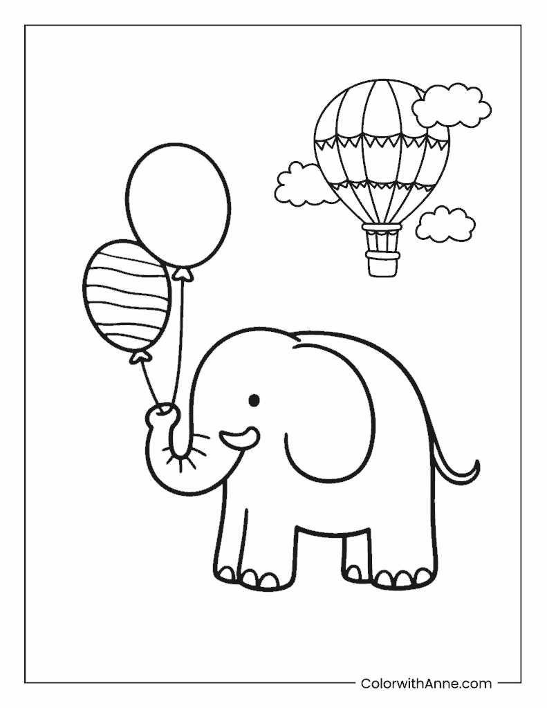 Happy Birthday Coloring Pages (Free PDF Printables)
