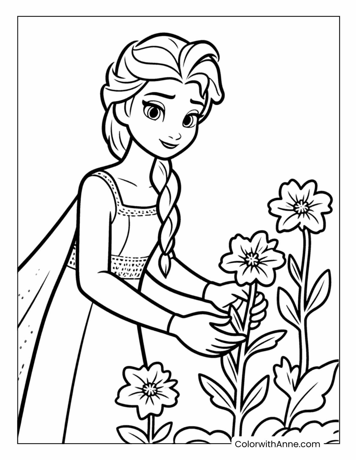 Elsa Coloring Pages (Free PDF Printables)