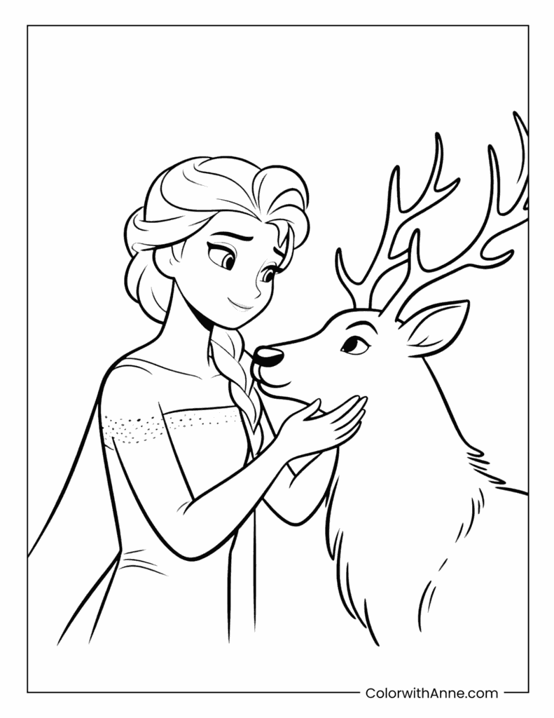 Elsa Coloring Pages (Free PDF Printables)