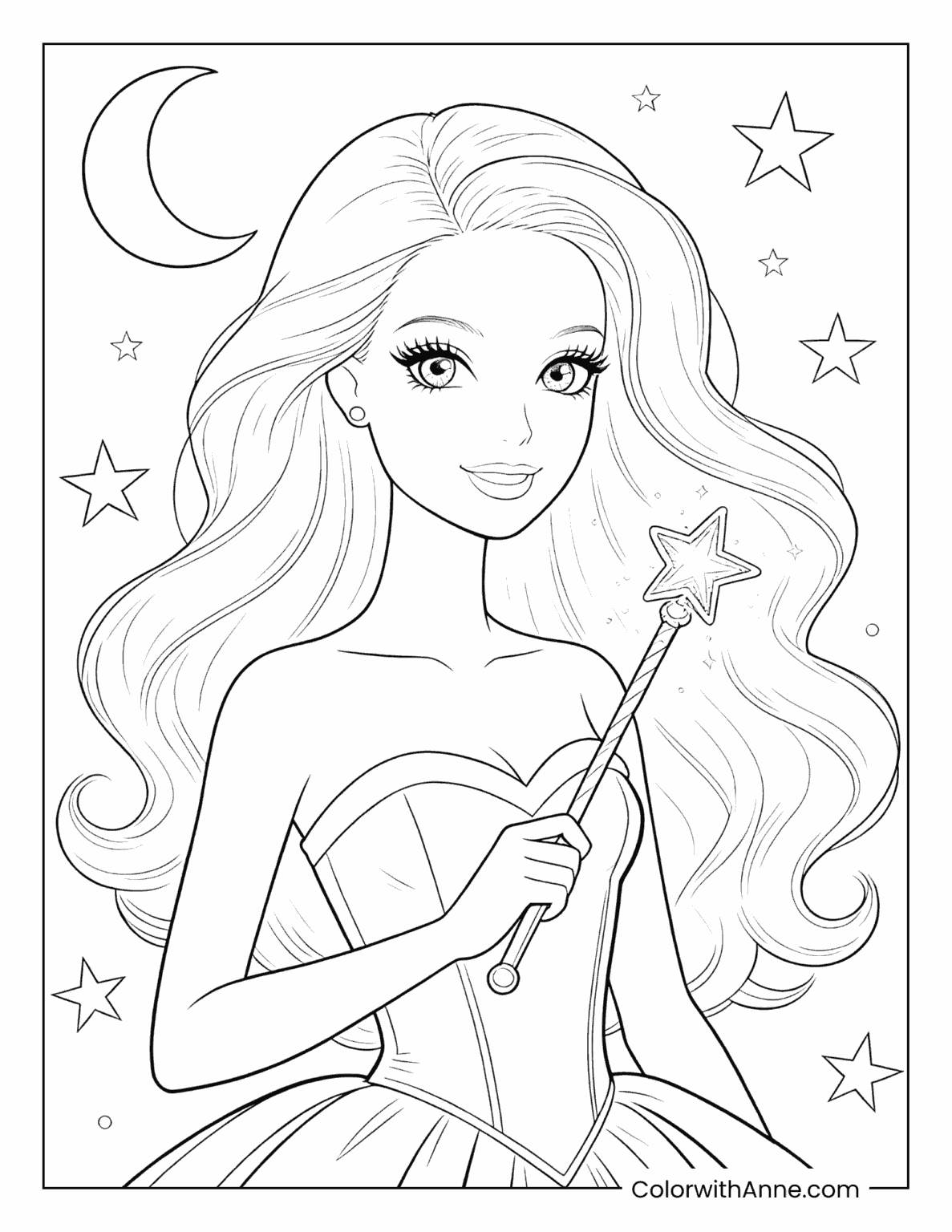 20 Barbie Coloring Pages (Free PDF Printables)