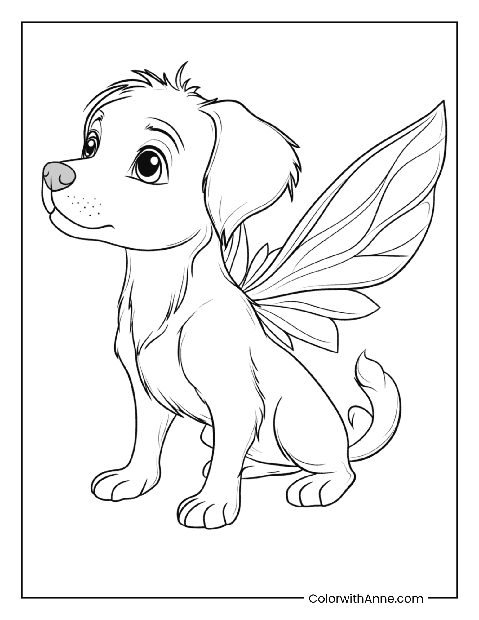 28 Dog Coloring Pages (Free PDF Printables)