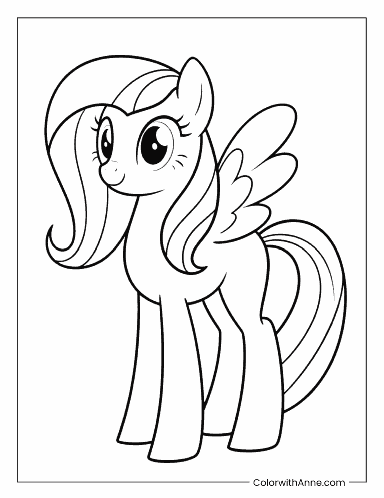 My Little Pony Coloring Pages (Free PDF Printables) - ColorwithAnne