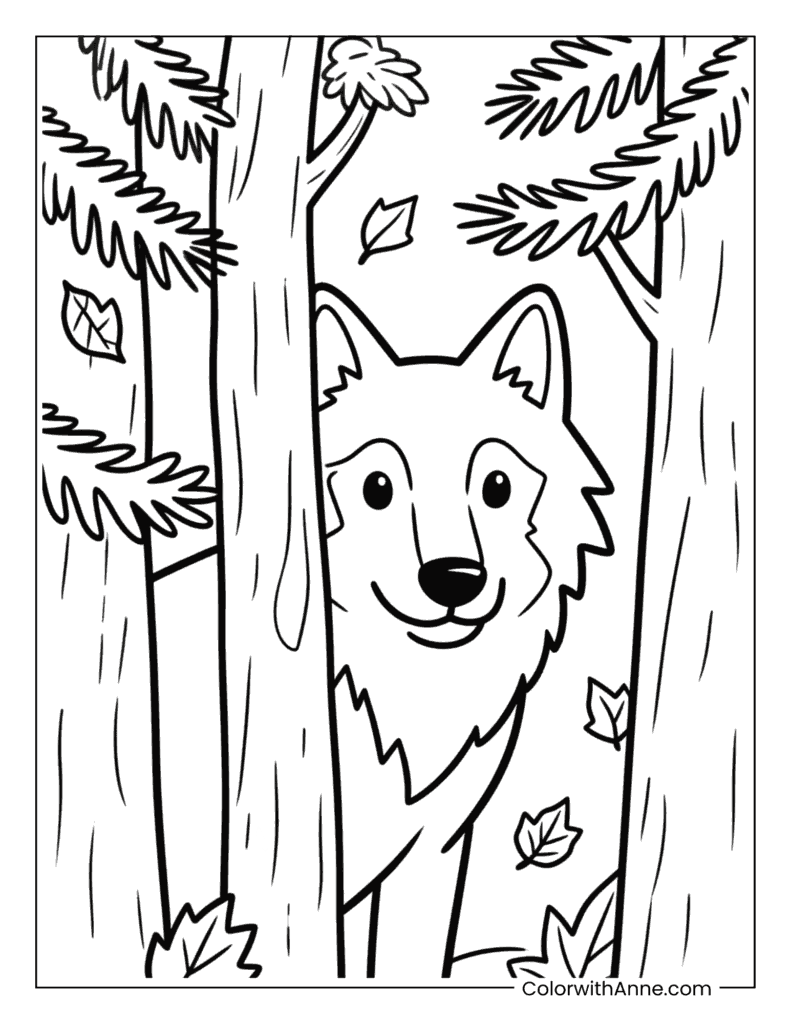 19 Wolf Coloring Pages (Free PDF Printables)