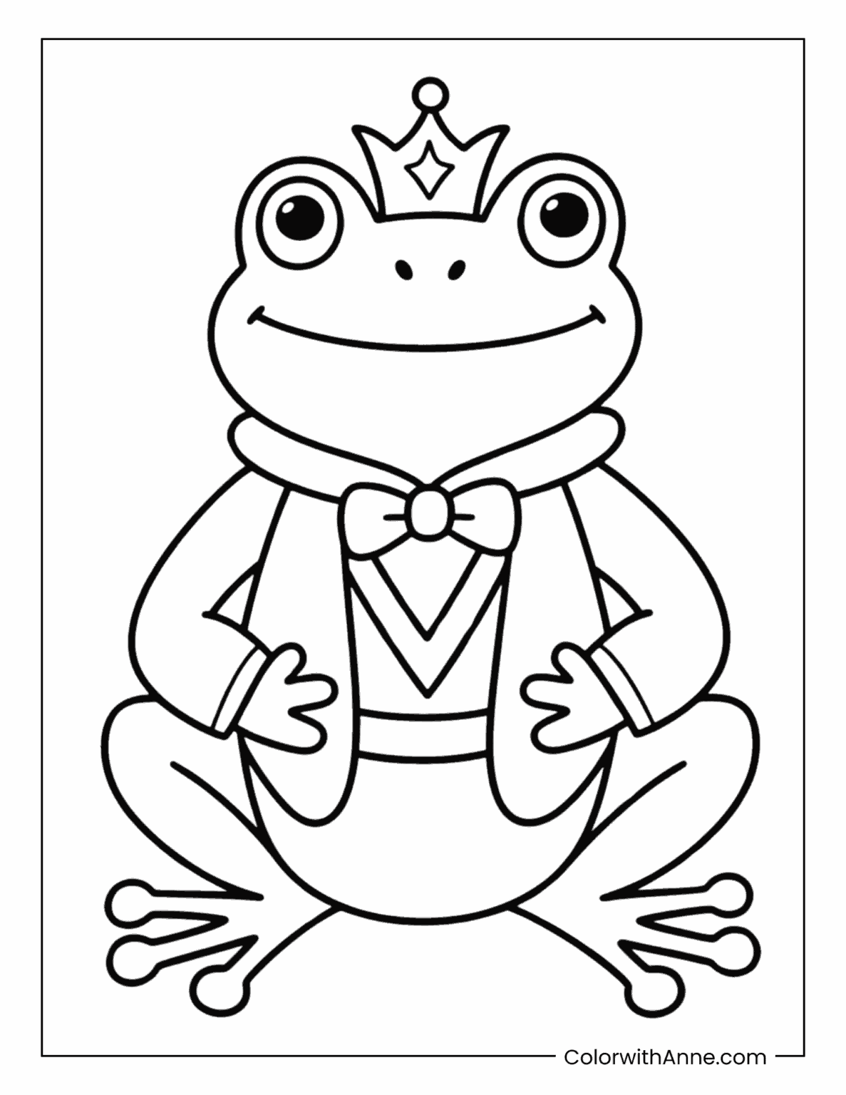 Frog Coloring Pages (Free PDF Printables)