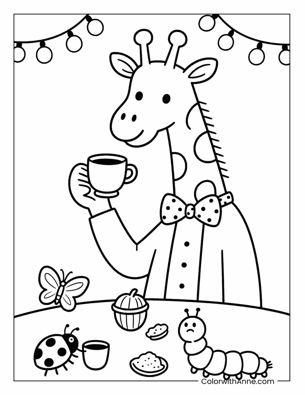 18 Giraffe Coloring Pages (Free PDF Printables)