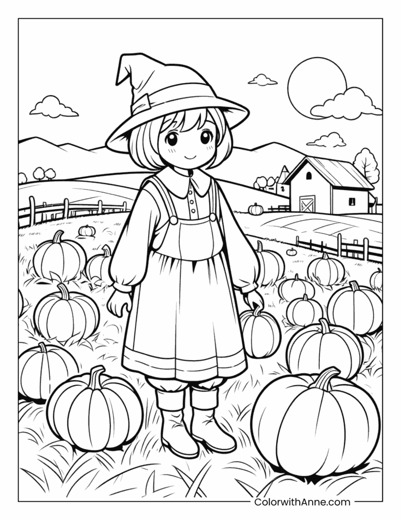 12 Autumn & Fall Coloring Pages (Free PDF Printables)