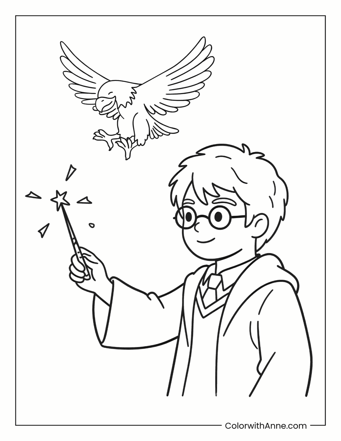Harry Potter Coloring Pages (Free PDF Printables)