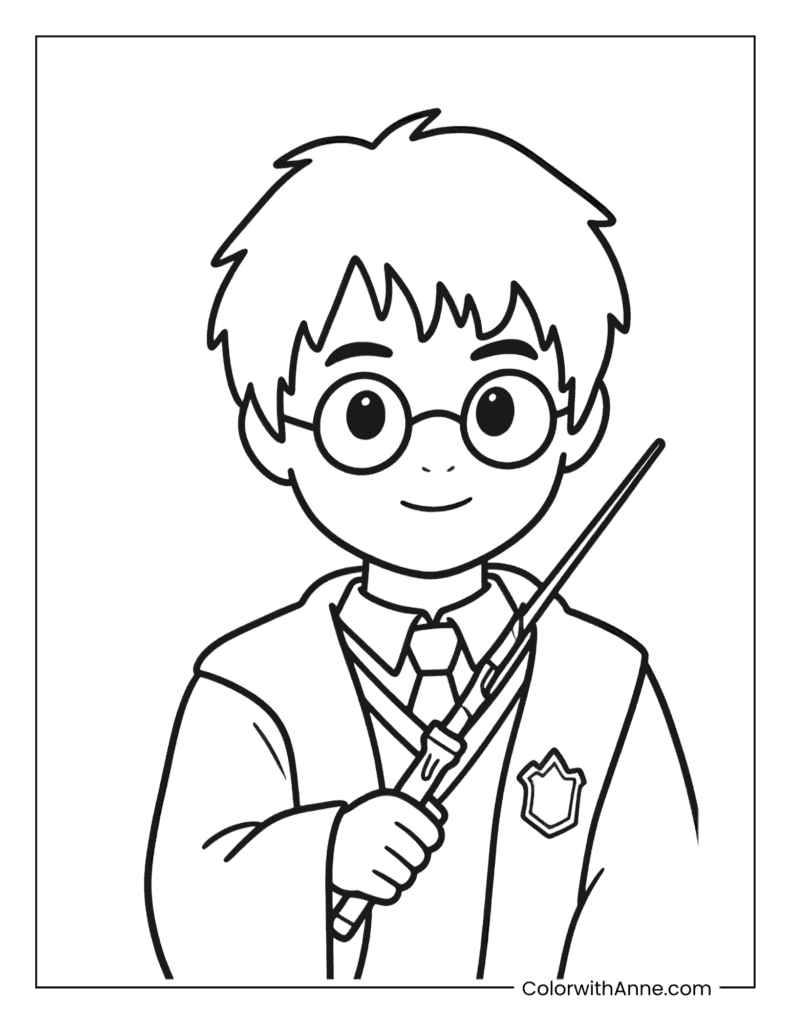 Harry Potter Coloring Pages (Free PDF Printables)