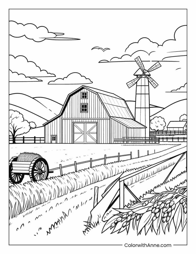 12 Autumn & Fall Coloring Pages (Free PDF Printables)