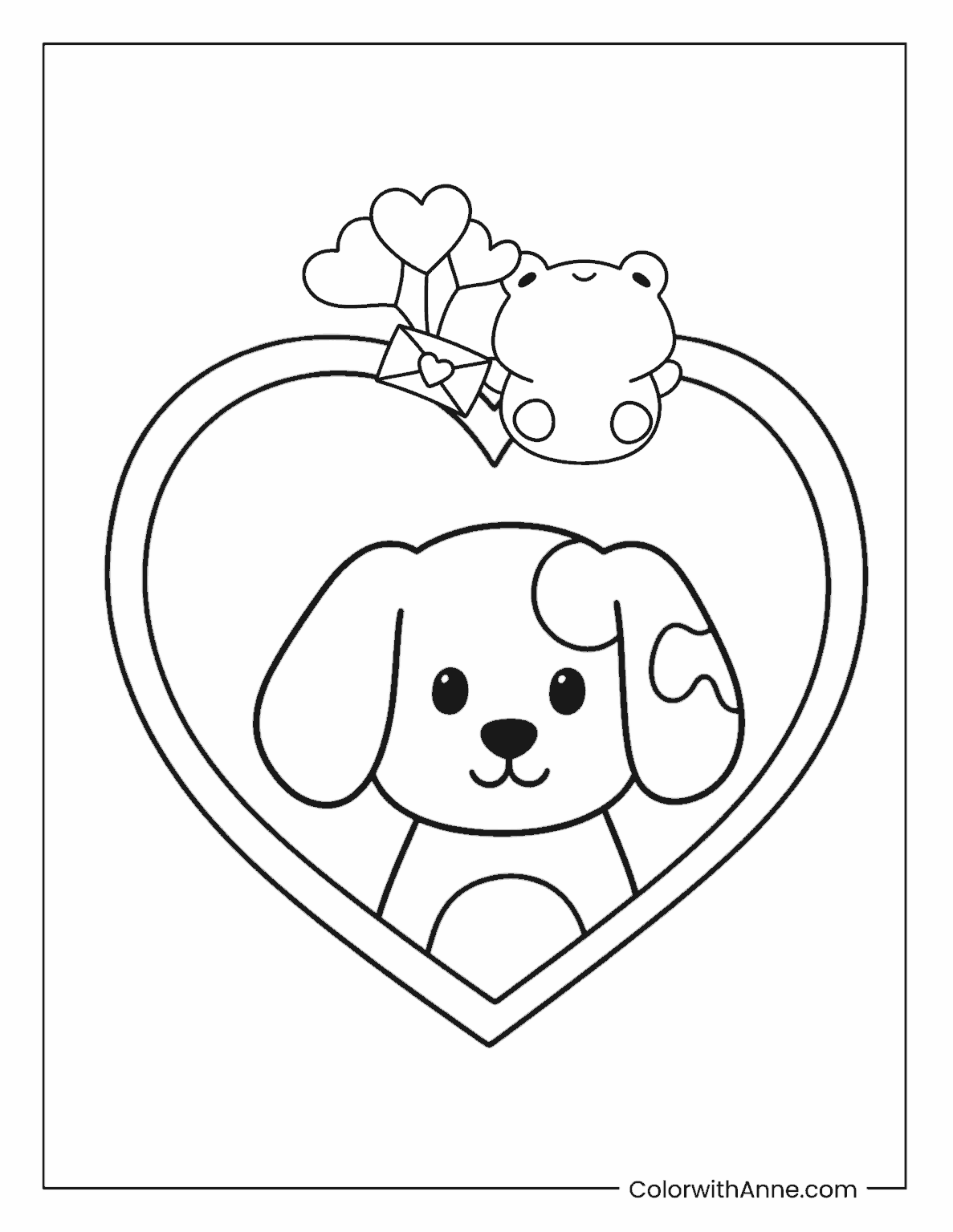 Heart Coloring Pages (Free PDF Printables)