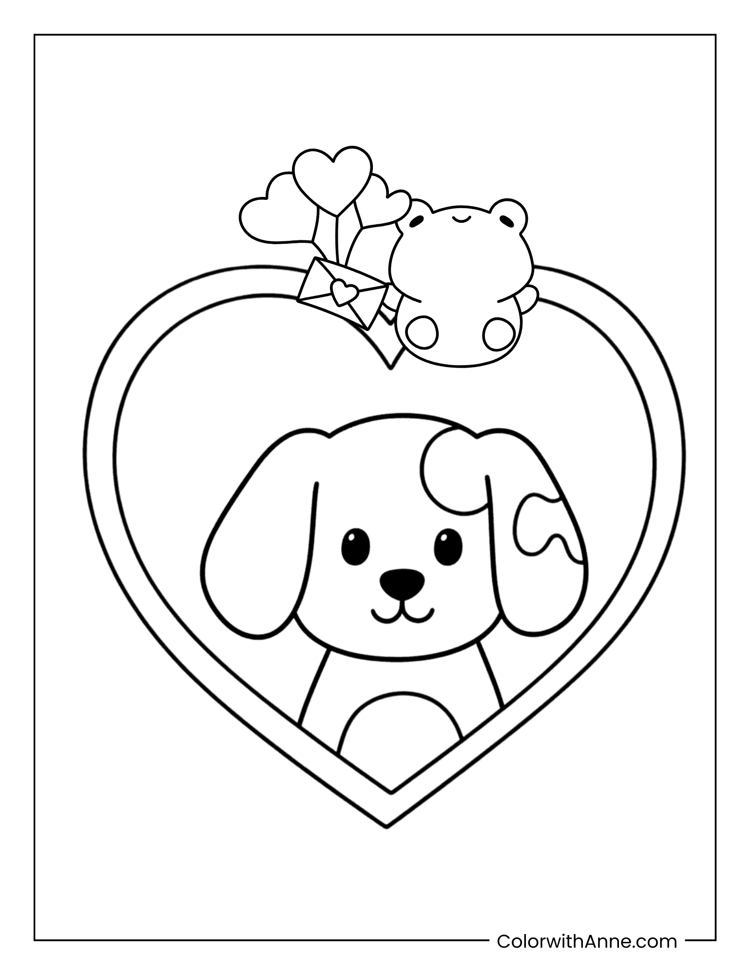 Heart Coloring Pages (Free PDF Printables)