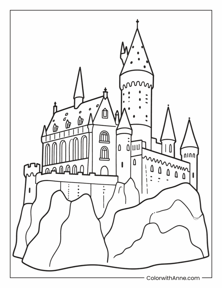 Harry Potter Coloring Pages (Free PDF Printables)