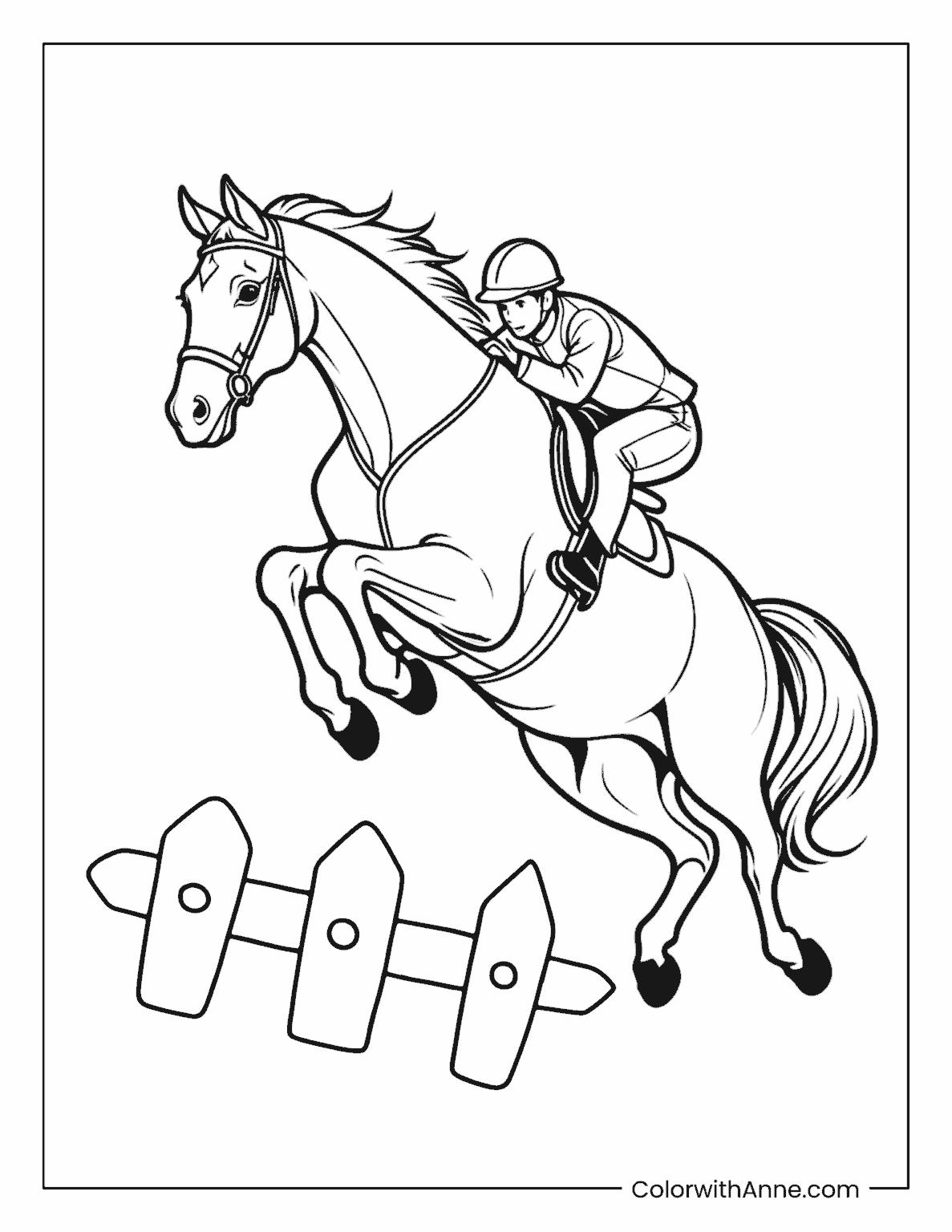 20 Horse Coloring Pages (Free PDF Printables)