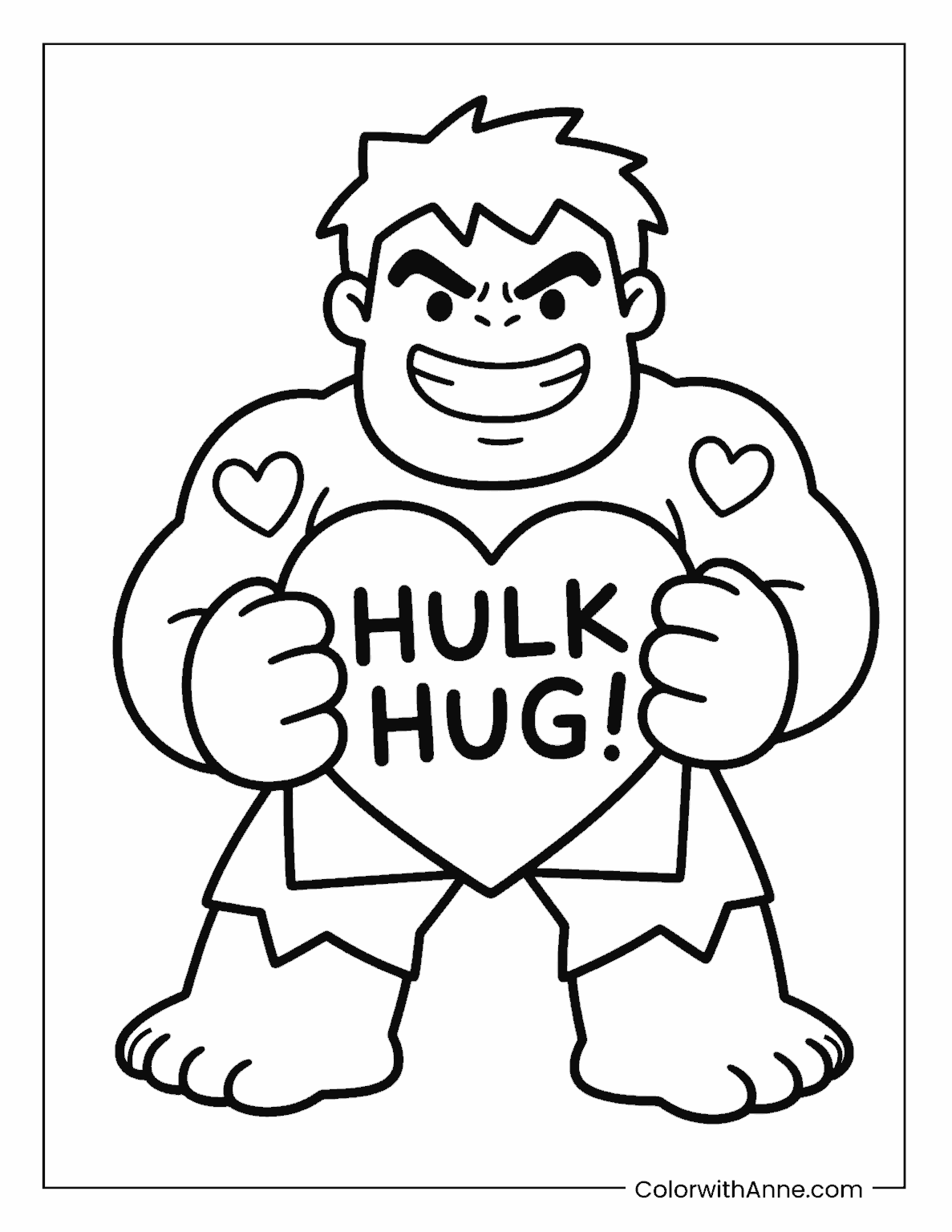 15 Hulk Coloring Pages (Free PDF Printables)
