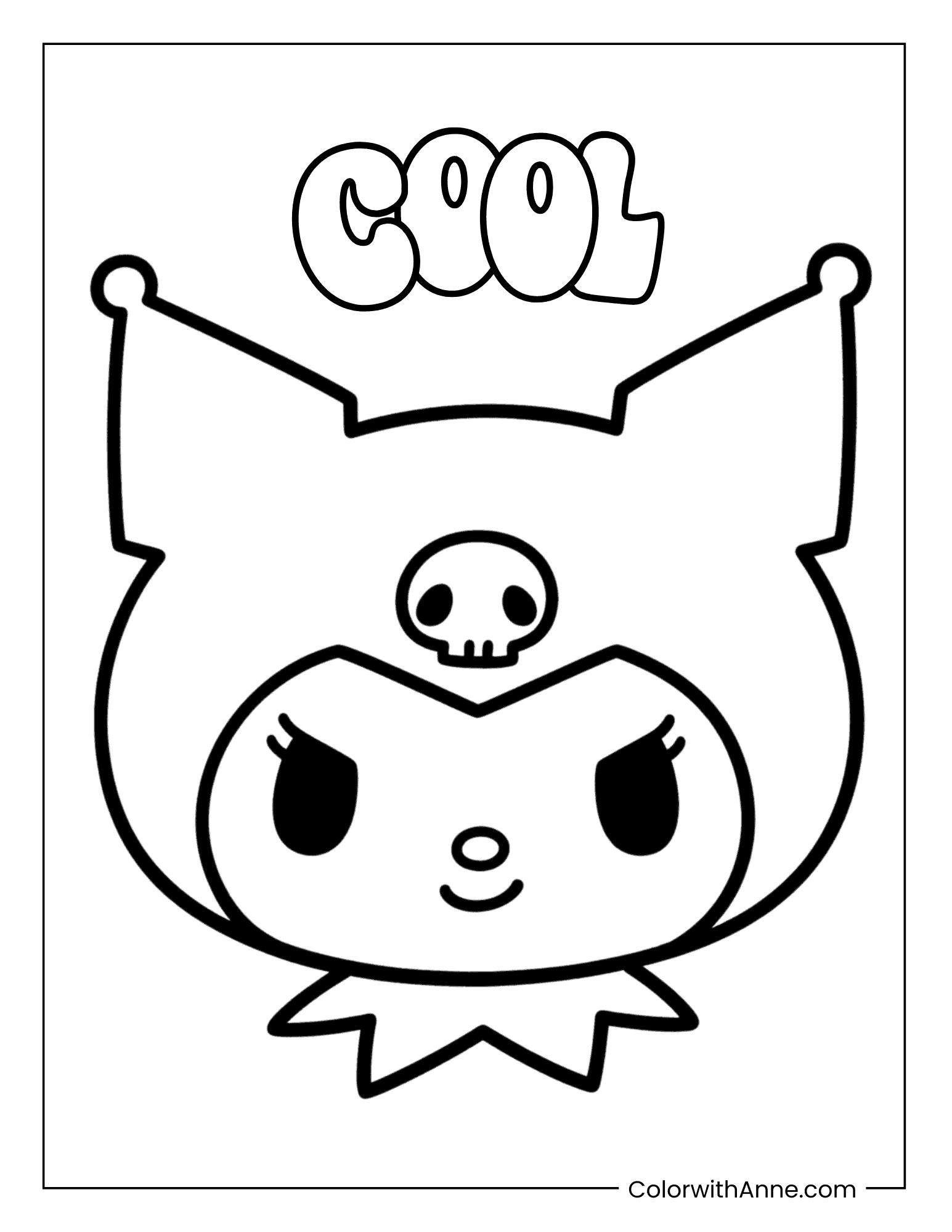 Kuromi Coloring Pages (Free PDF Printables)