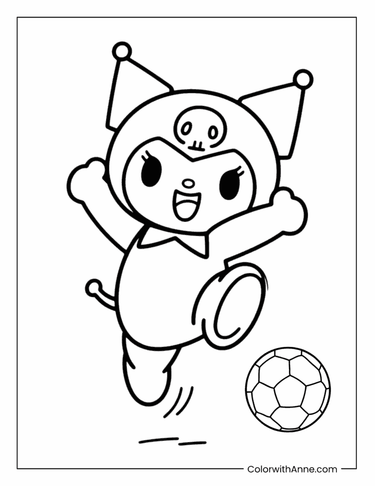 Kuromi Coloring Pages (Free PDF Printables)