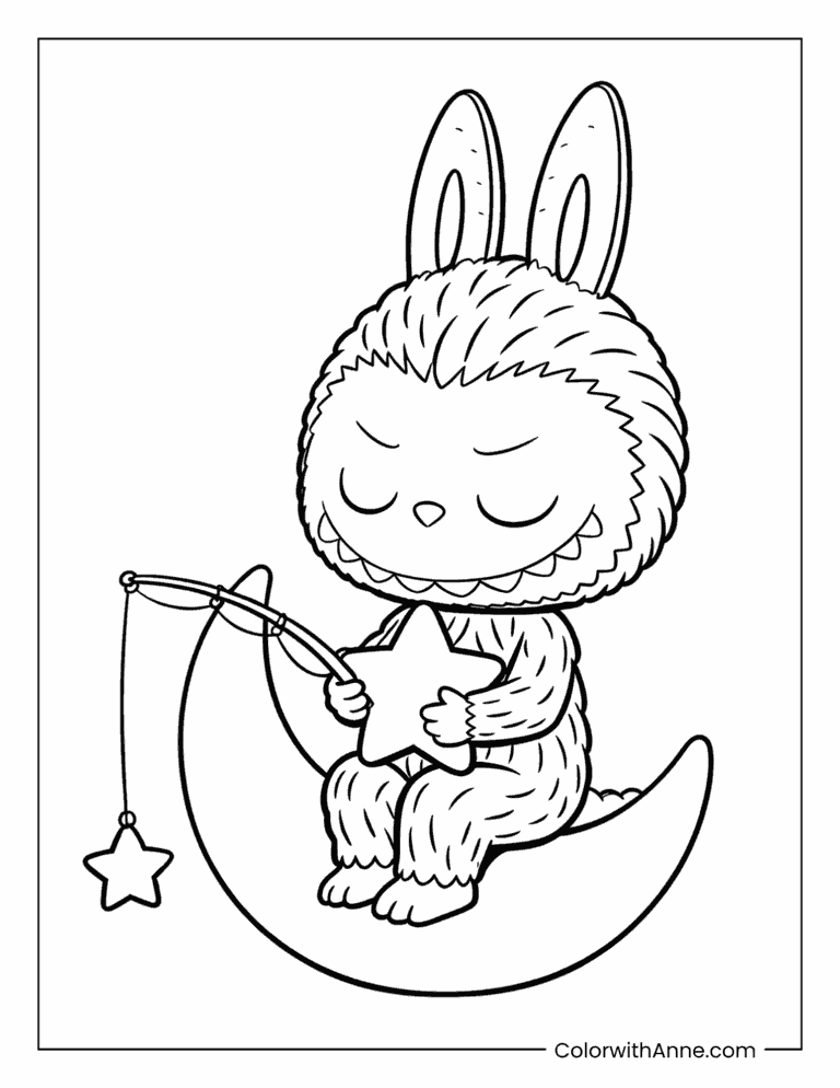 50 Labubu Coloring Pages (Free PDF Printables)